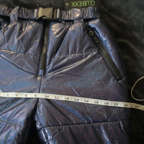Club Exx | Jackets & Coats | Nwt Navy Metallic Snow Pants | Poshmark